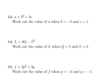 Algebra for GCSE/IGCSE worksheets (with solutions) | Teaching Resources