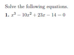 Solving cubic equations worksheet (with solutions) | Teaching Resources