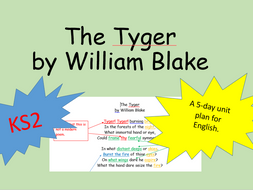 The Tyger Classic Poetry English Plans | Teaching Resources