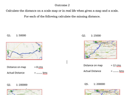 World Maps Library - Complete Resources: Maps And Scale Drawings Worksheet