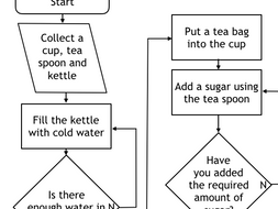 Flow Chart Card sort activity | Teaching Resources