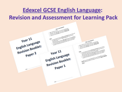 GCSE Edexcel English Language Bundle: Complete Revision and Assessment ...