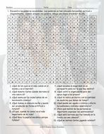 Masculine versus Feminine Regular Nouns Spanish Word Search Worksheet ...
