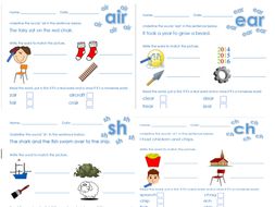 Phonics Phase 3 Worksheet Pack | Teaching Resources