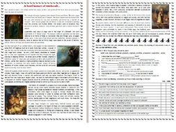 A Brief History of Witchcraft - Halloween Reading Comprehension Text ...