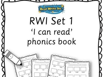 RWI set 1 set 2 set 3 Phonics read and write Activity Workbooks ...