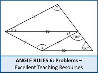Geometry: Angle Rules BUNDLE (7 Lessons) + Resources - perfect for years 7 to 11 by ajf43 ...