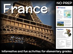 France (country study for elementary grades) | Teaching Resources