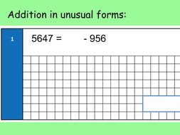 Year 6 Arithmetic Addition and Subtraction SATs Practice, missing number calculations, decimals ...