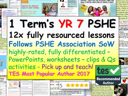 Year 7 PSHE 2020 | Teaching Resources