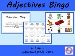Adjectives Bingo | Teaching Resources