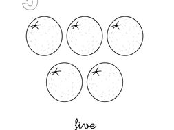 Learning Number 5 for Nursery and Reception Students | Teaching Resources