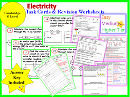 Electricity Revision | Teaching Resources