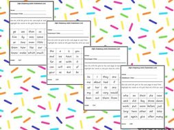 High Frequency Word Assessments x 4 | Teaching Resources
