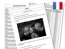 AQA French GCSE Photocard 'mock exam' kit | Teaching Resources
