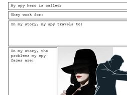 Spy Fiction Character Sheets | Teaching Resources