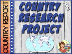 Country Report (editable) | Teaching Resources