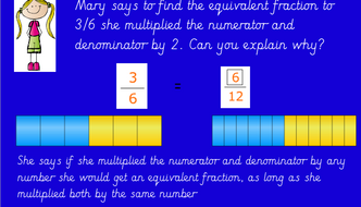 Equivalent Fractions Using the Bar Model And Multiplication | Teaching ...
