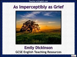 As Imperceptibly as Grief | Teaching Resources