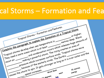The Challenge of Natural Hazards Hurricanes New AQA GCSE 9-1. Bundle ...