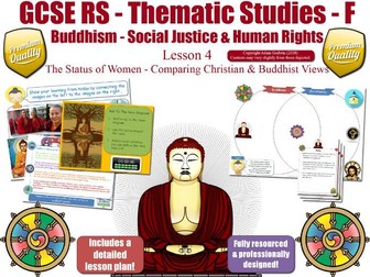 GCSE Buddhism - Religion, Human Rights & Social Justice (7 Lessons ...
