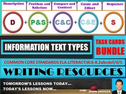 INFORMATION TEXT: WORKSHEETS WITH ANSWERS - BUNDLE | Teaching Resources