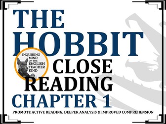 The Hobbit Close Reading Bundle | Teaching Resources