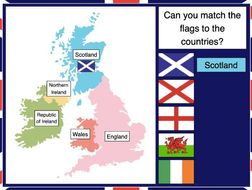 Identifying the flags of the United Kingdom - KS1/KS2 | Teaching Resources