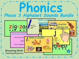 Phonics Phase 3 phonics - alphabet sounds | Teaching Resources