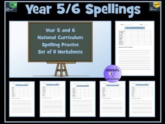 Spelling: Year 5 and 6 National Curriculum Spelling | Teaching Resources