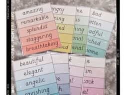 Pastel Rainbow Synonym Display | Teaching Resources