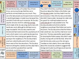 Harry Potter themed guided reading/comprehension/shared reading board ...