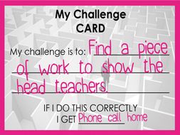 Challenge Card | Teaching Resources
