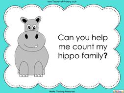 Counting Hippos - EYFS | Teaching Resources
