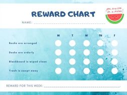 Classroom Reward Chart | Teaching Resources