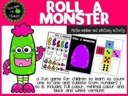 Roll a Monster | Teaching Resources
