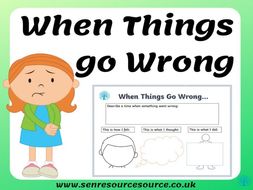 When Things Go Wrong Worksheet | Teaching Resources