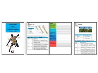 Btec Sport -Level 3 - Complete Unit 1 - Structure Strips - Anatomy & Physiology | Teaching Resources