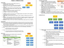 GCSE Statistics (9-1) Collection of Data Revision Notes | Teaching ...