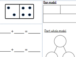 Fact Families using dominoes, part whole model and bar model | Teaching ...