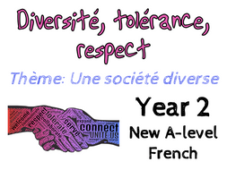 {NEW French A-level} Year 2 - Une société diverse - Diversité ...