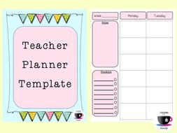 FREEBIE - Teacher Planner Templates | Teaching Resources