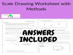 Scale Drawing Worksheet with Methods | Teaching Resources