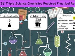 AQA GCSE Science Chemistry Required Practical Revision 9-1 | Teaching ...