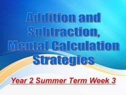 Year 2 Summer Term Week 3 Addition, Subtraction and Mental Calculation ...