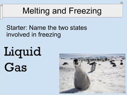 C1.3 Melting & Freezing Activate 1 KS3 | Teaching Resources