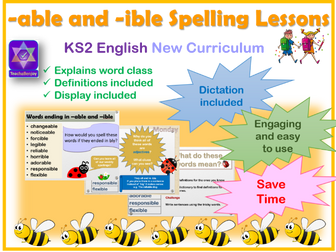 Spelling Lessons Years 5/6 Whole Term 2 | Teaching Resources