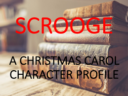A Christmas Carol - Scrooge Character Profile | Teaching Resources