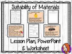 Suitability of Materials - Complete STEAM Lesson | Teaching Resources