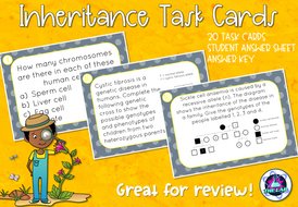 Inheritance and Genetics Task Cards | Teaching Resources